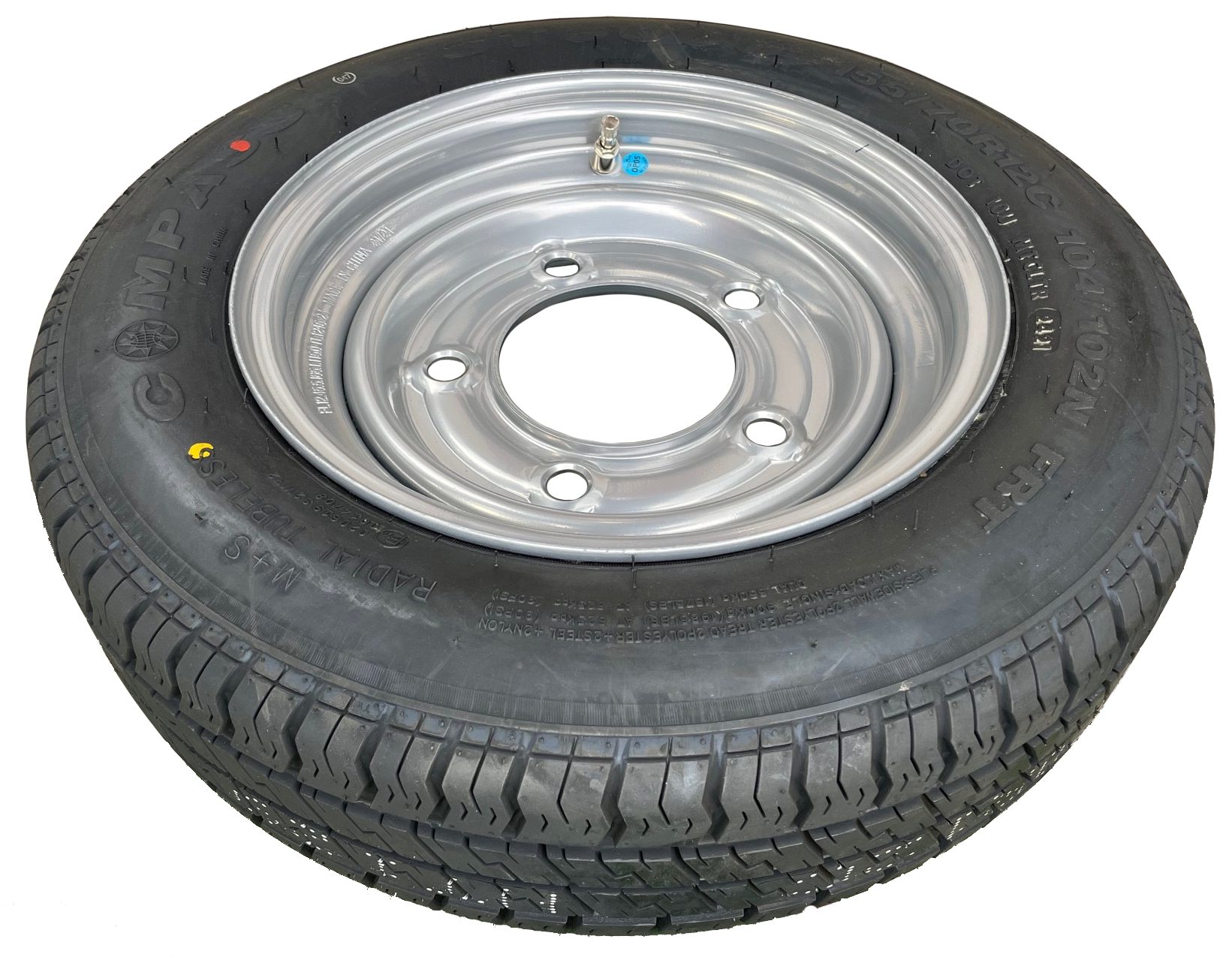 Wheel&Tyre155/70R12C Rad.5 Stud/6 1/2 inch ⋆ Chris Beard APS